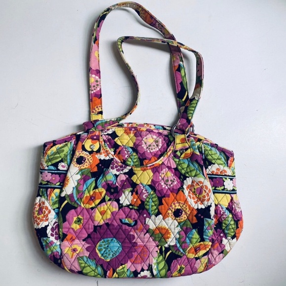 Vera Bradley | Bags | Vera Bradley Va Va Bloom Abstract Floral Paradise Tote Shoulder Bag | Poshmark